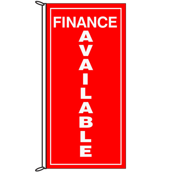 Finance Available Banner – Flagpole World